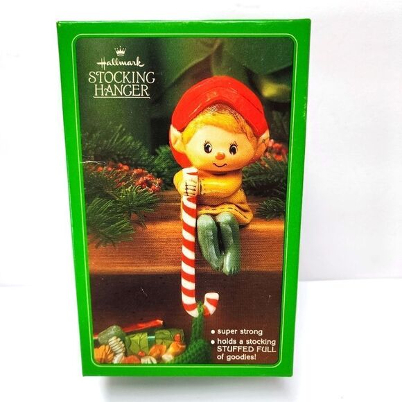 Hallmark | Holiday | Vintage Hallmarkelf Stockinghanger | Poshmark